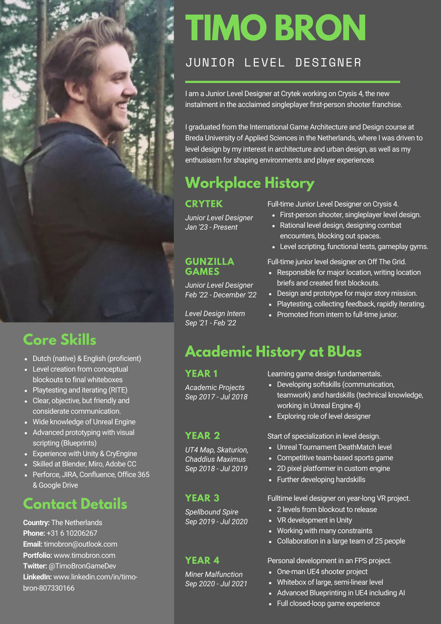 Home - Timo Bron - Level Design Portfolio